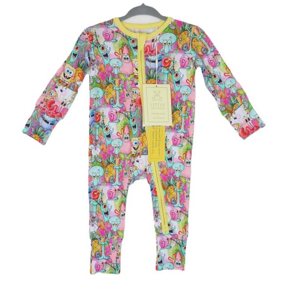 Little Snuggles | One Pieces | Nwt Little Snuggles Bamboo Spongebob ...